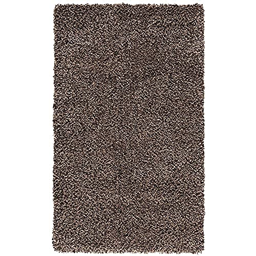 SAFAVIEH California Shag Collection Accent Rug - 2'3" x 5', Mushroom, Non-Shedding & Easy Care, 2-inch Thick Ideal for High Traffic Areas in Entryway, Living Room, Bedroom (SG151-8181)