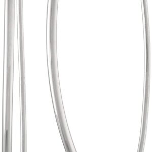 Amazon Essentials Sterling Silver Hard Wire Threader Earrings (previously Amazon Collection)