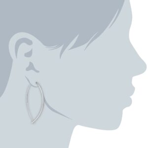 Amazon Essentials Sterling Silver Hard Wire Threader Earrings (previously Amazon Collection)