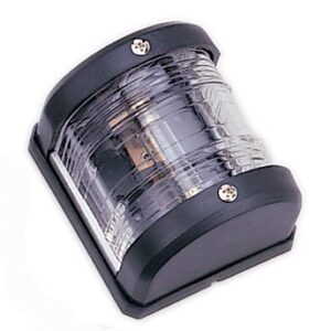 Pactrade Marine Boat Pontoon LED Navigation Light Black ABS Plastic Housing Boats Up to 12M Waterproof IP:66 Surface Mount 2NM (Masthead)