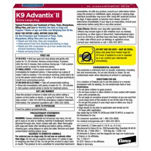 K9 Advantix II XL Dog Vet-Recommended Flea, Tick & Mosquito Treatment & Prevention | Dogs Over 55 lbs. | 2-Mo Supply