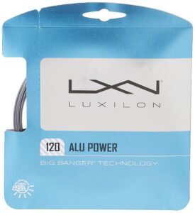 wilson luxilon alu power 120 tennis string - set, grey, 1.20mm