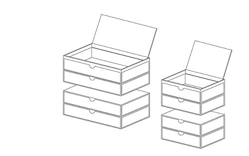 MUJI 7A57020 Drawer, ys/m, Clear