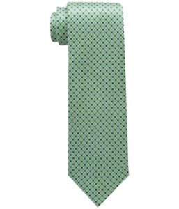 tommy hilfiger mens core micro neckties, green, regular us