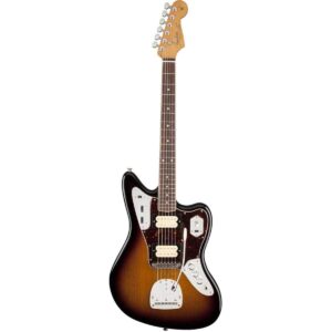 fender kurt cobain jaguar electric guitar, with 2-year warranty, 3-color sunburst, rosewood fingerboard