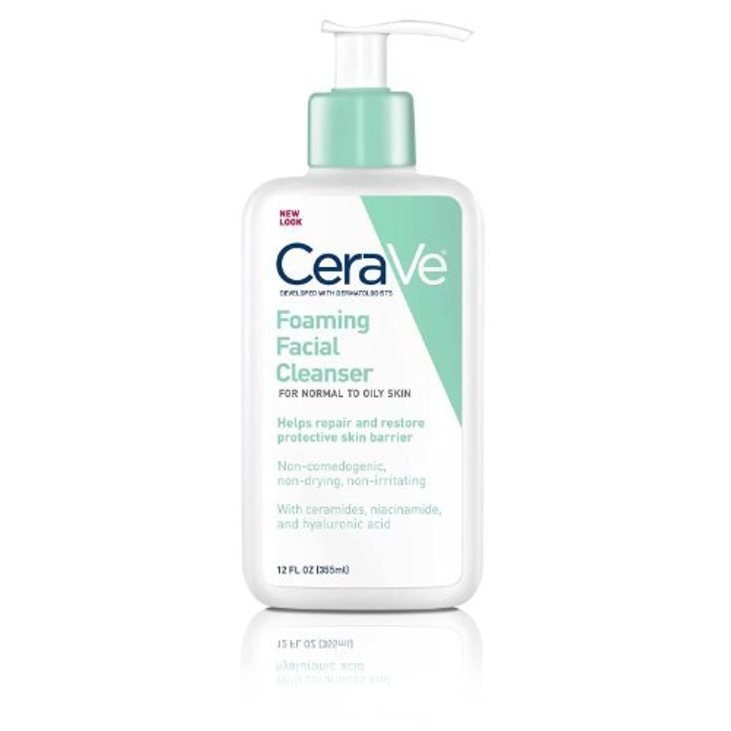 CeraVe Foaming Facial Cleanser, 12 Fl Oz (Pack of 3)