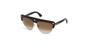 tom ford ft0318 sunglasses 52g dark havana