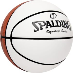 Spalding Signature Series Autograph Basketball, Faux Leather, 23.2"L x 23"W x 24.8"H