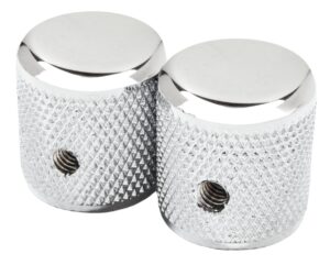 fender pure vintage 58 telecaster knurled knobs, chrome