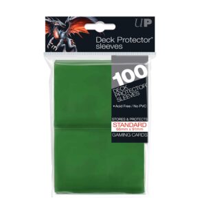 Ultra Pro Standard Solid Green Deck Protector Sleeves for Gaming Cards (200-Count)