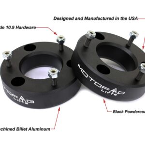 MotoFab Lifts F15-2.5 - 2.5 inch Front Leveling Lift Kit That is compatible with F150