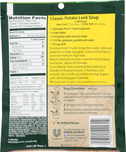 Recipe Classic (Soup Leek) - 1.8oz (Pack of 6)