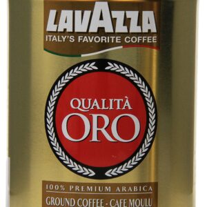 Lavazza Qualita Oro Ground Coffee, 8oz Cans (Pack Of 2)