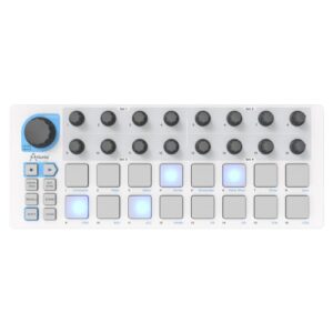 arturia - beatstep - compact midi controller & sequencer with creative software for recording - 16 pads, 16 encoders