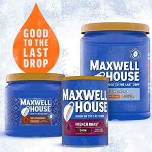 Maxwell House French Blend Ground Coffee, Bold Roast, 11 Ounce Canister