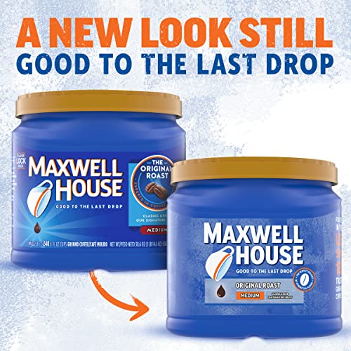 Maxwell House The Original Roast Medium Roast Ground Coffee (30.6 oz Canister) ( packaging may vary )