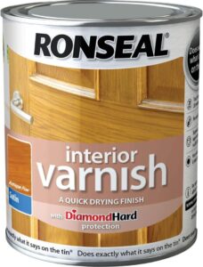 ronseal interior varnish quick dry satin antique pine 250ml