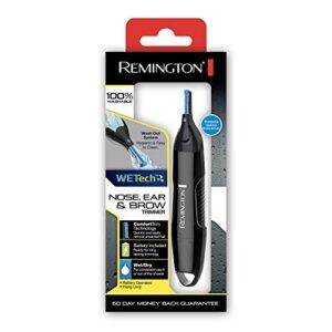 Remington NE3200 Nose and Ear Hair Trimmer with Wash Out System, Black