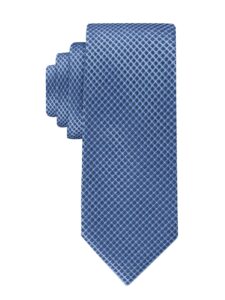 calvin klein men's steel micro solid a tie, slate blue, regular