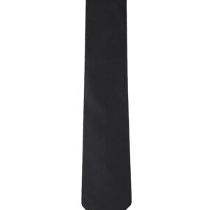 Calvin Klein Men's Black Tie, Black Solid, Regular