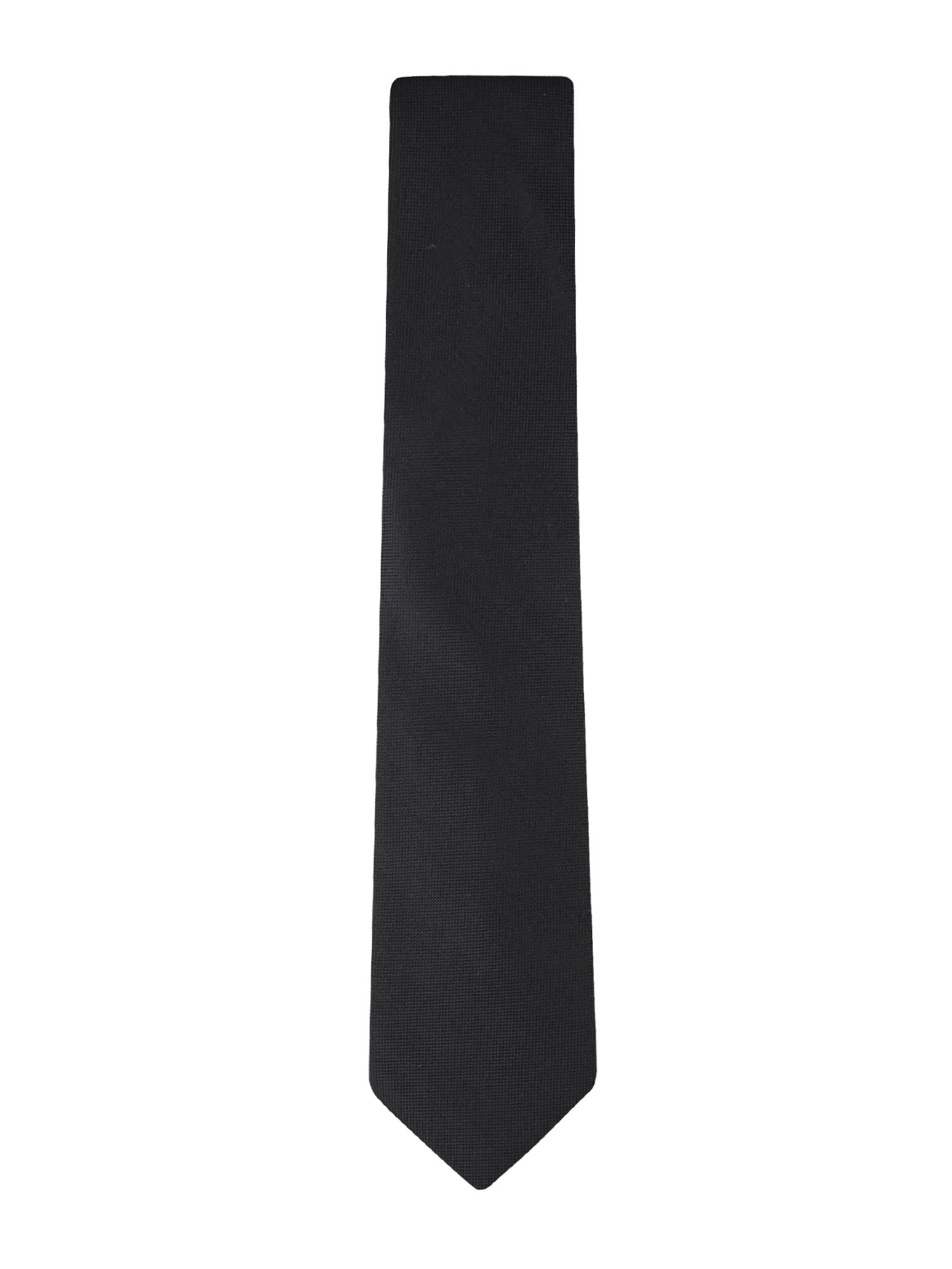 Calvin Klein Men's Black Tie, Black Solid, Regular