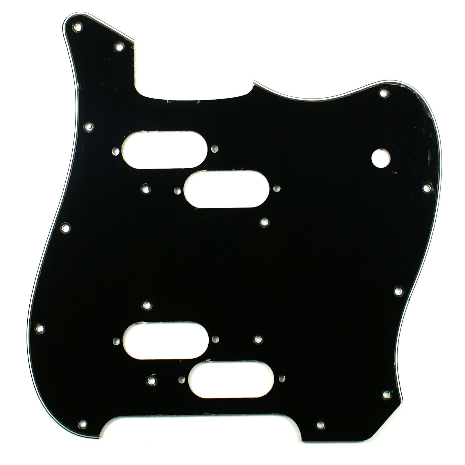 (E86) Custom Guitar Pickguard Fits Electric XII, 3ply Black