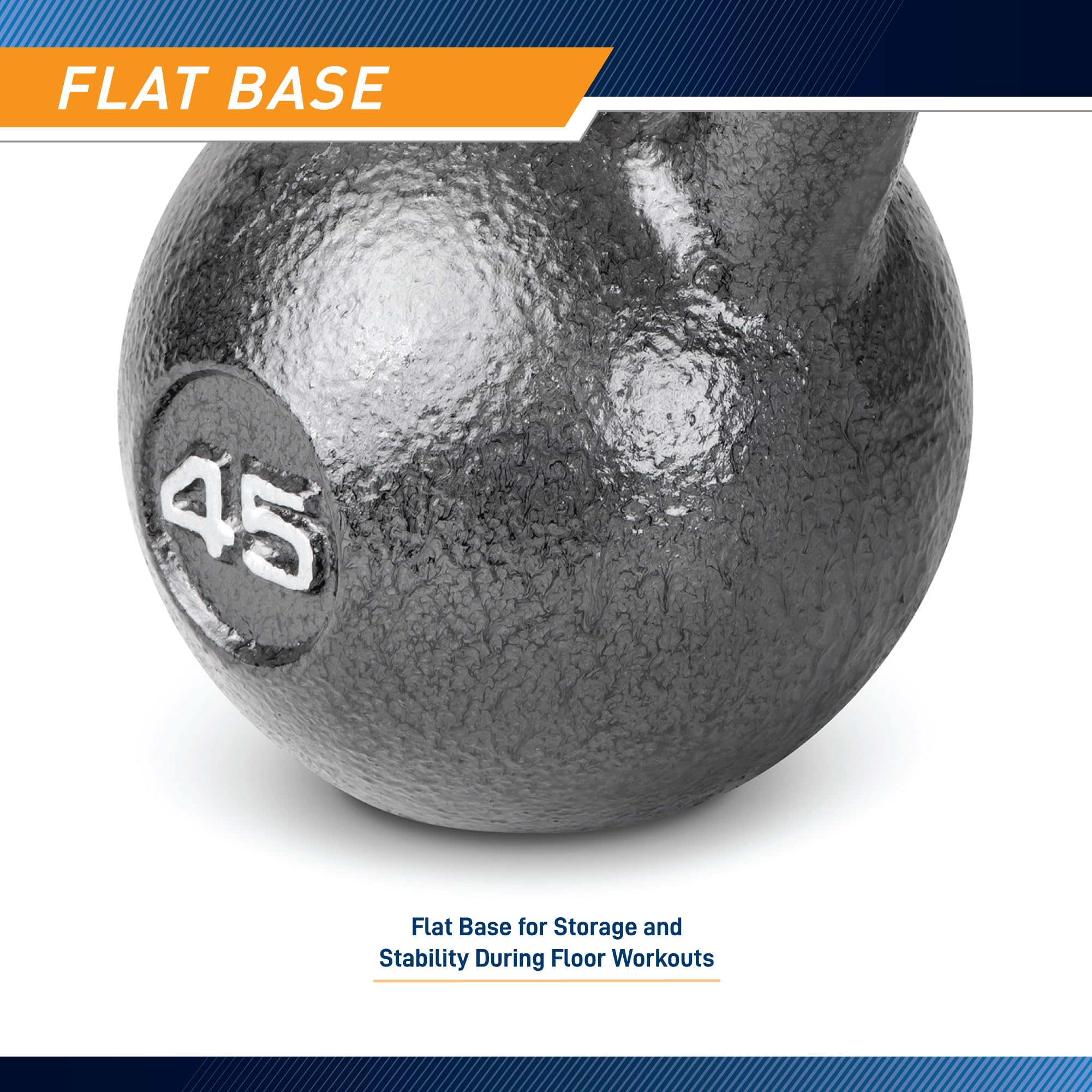 Marcy HKB-045 Hammertone Kettlebell, 45 lb.