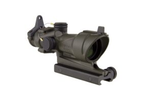 trijicon acog ta01-d-100318 4x 32 tritium only, center illuminated amber crosshair .223 reticle scope, od green