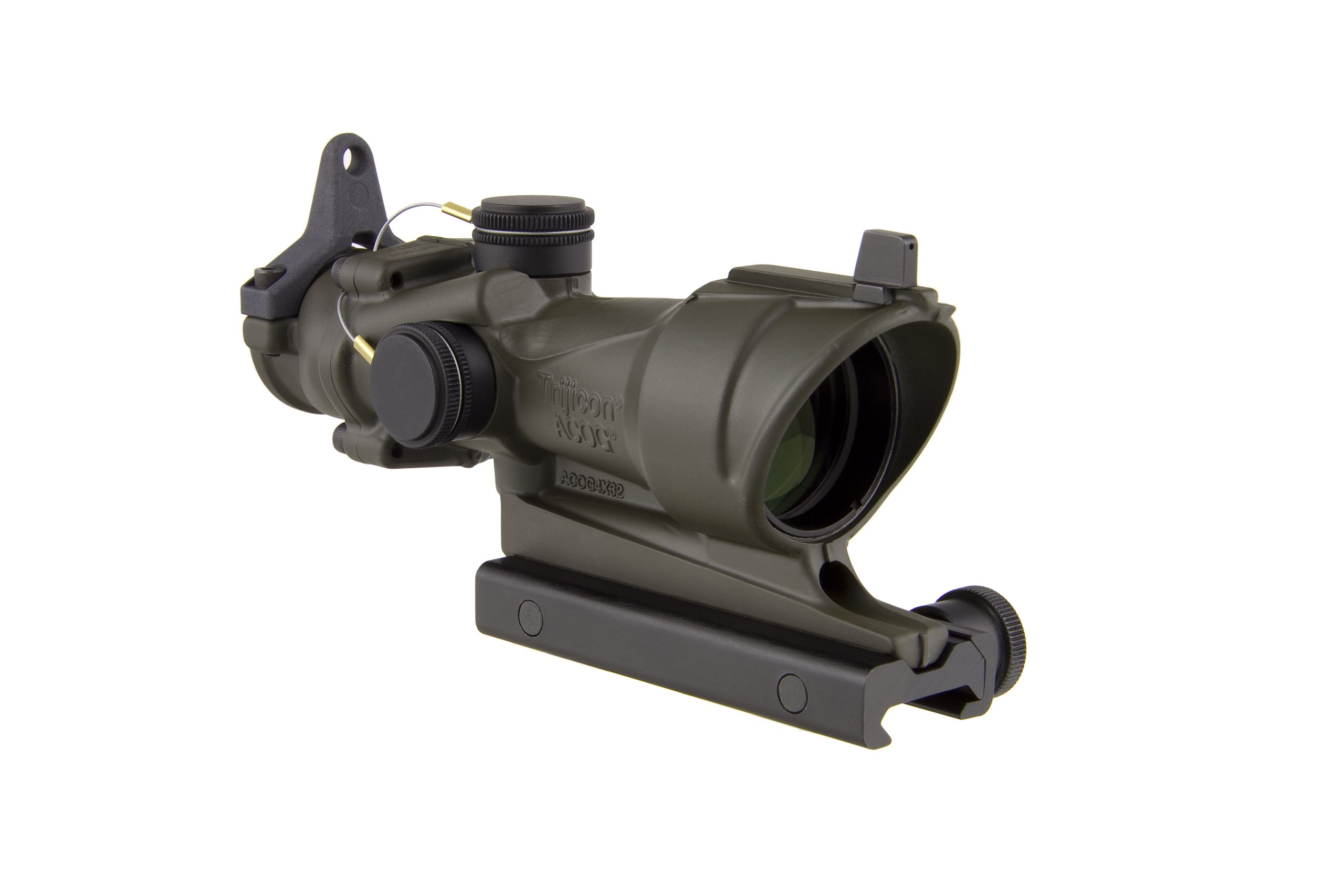 Trijicon ACOG TA01-D-100318 4x 32 Tritium Only, Center Illuminated Amber Crosshair .223 Reticle Scope, OD Green