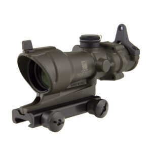 Trijicon ACOG TA01-D-100318 4x 32 Tritium Only, Center Illuminated Amber Crosshair .223 Reticle Scope, OD Green