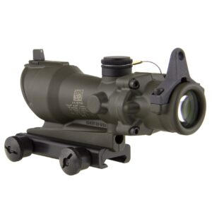 Trijicon ACOG TA01-D-100318 4x 32 Tritium Only, Center Illuminated Amber Crosshair .223 Reticle Scope, OD Green