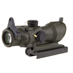 Trijicon ACOG TA01-D-100318 4x 32 Tritium Only, Center Illuminated Amber Crosshair .223 Reticle Scope, OD Green