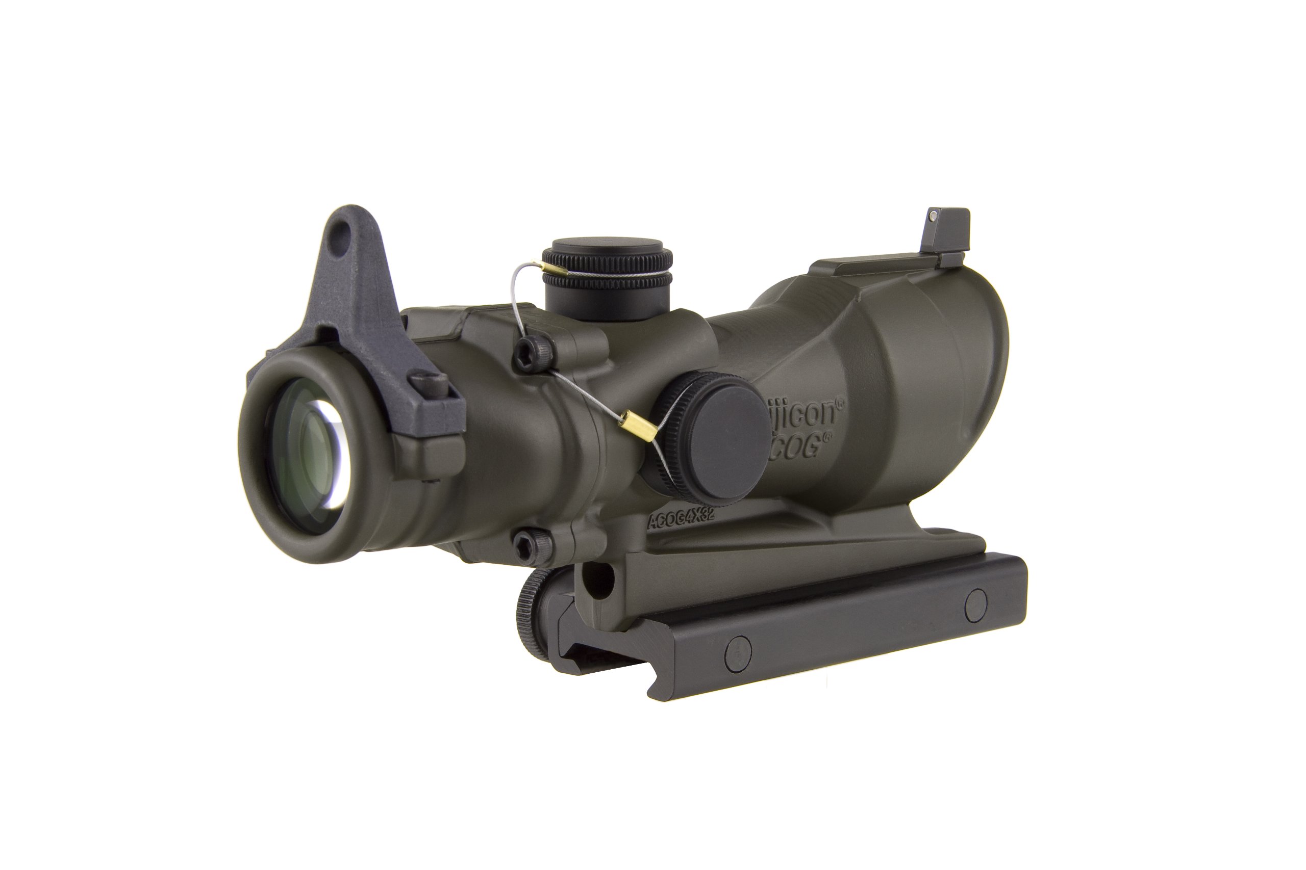 Trijicon ACOG TA01-D-100318 4x 32 Tritium Only, Center Illuminated Amber Crosshair .223 Reticle Scope, OD Green