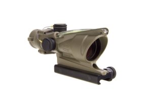 trijicon acog ta31-d-100367 4x 32 dual illuminated green horseshoe dot .223 bac reticle scope, dark earth