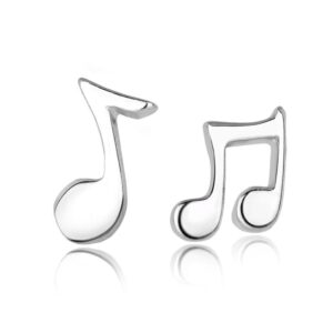 925 sterling silver music notes earrings-lady love earrings (allergy-prevention) jewelry for women