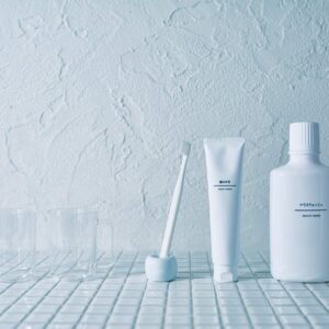 Muji White Porcelain Toothbrush Stand