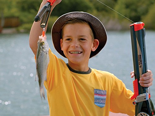 Rocket Fishing Rod - Ready to Fish Kids Fishing Pole - Shoots a Bobber Instead of Casting