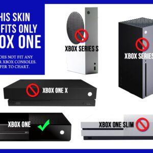 Blue Chrome Mirror - Vinyl Decal Mod Skin Kit by System Skins - Compatible with Microsoft Xbox One (XB1)