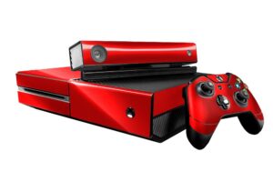 red chrome mirror - vinyl decal mod skin kit by system skins - compatible with microsoft xbox one (xb1)