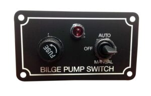 pactrade marine boat bilge pump switch aluminum plate 3 way auto off manual spring return