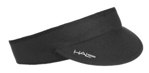 halo headband mens headband with visor, black, one size us