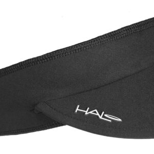 Halo Headband mens headband with visor, Black, One Size US