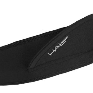 Halo Headband mens headband with visor, Black, One Size US