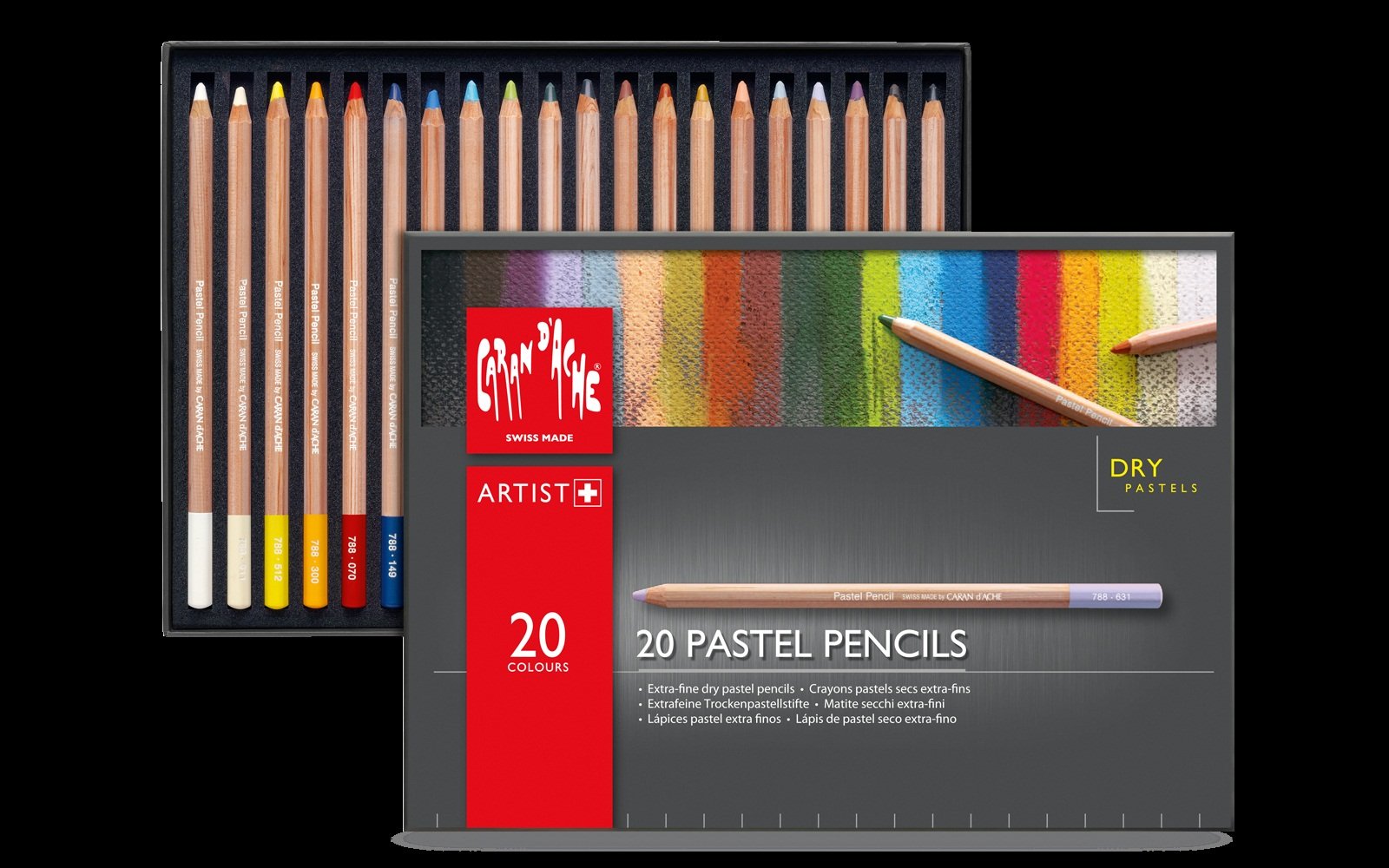 Caran D'ache Set of 20 Pastel Pencils (788.320)