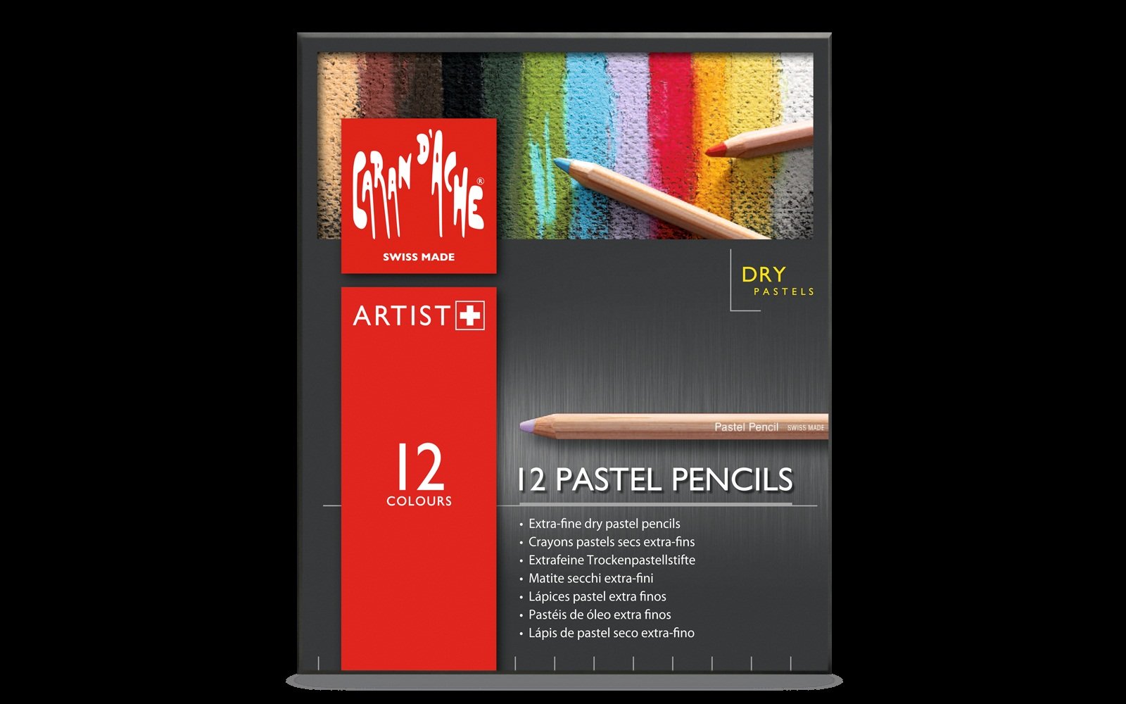 Caran D'ache Set of 12 Pastel Pencils (788.312)