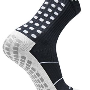 Reusch Men's Standard 3.0 Thin Crew Socks, Black, Medium