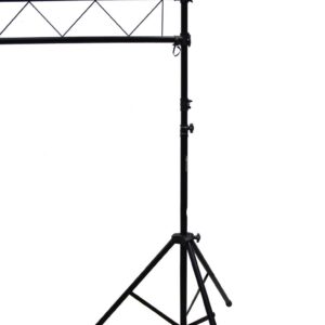 American Sound Connection Pro Audio Mobile DJ Light Stand 10 Foot Length Portable Truss Lighting System with T-Bar