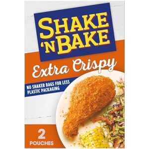 shake 'n bake extra crispy seasoned coating mix (2 ct packets)