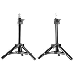 neewer® photography photo studio 50cm / 20inch aluminum mini table top backlight stand (2 stands)