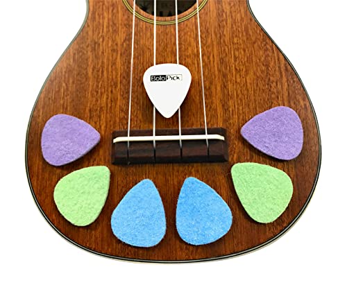 BoloPick Felt Picks for Ukulele 6 Pack (An Original Recipe)